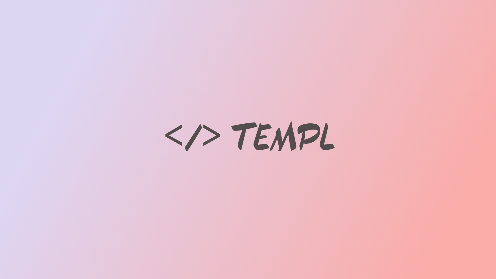 Go 템플릿 엔진 비교: Templ 추천